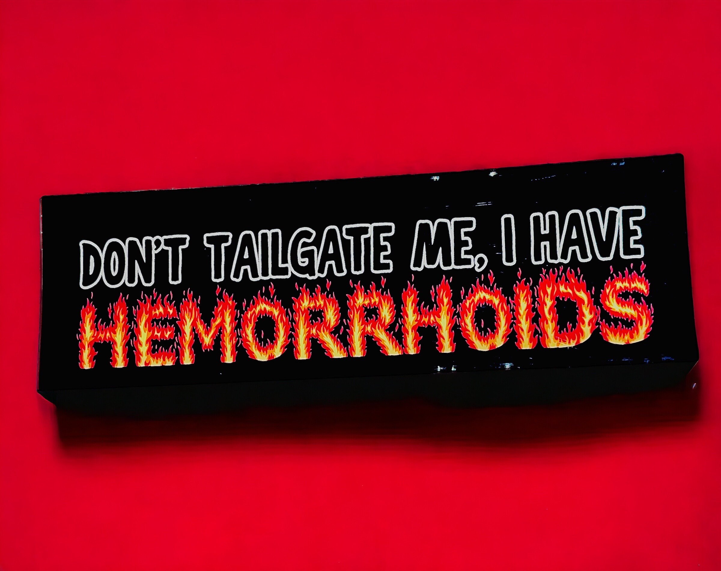 Funny Meme Hemorrhoid Bumper Sticker Boomercore Meme for Zoomers, Teens ...