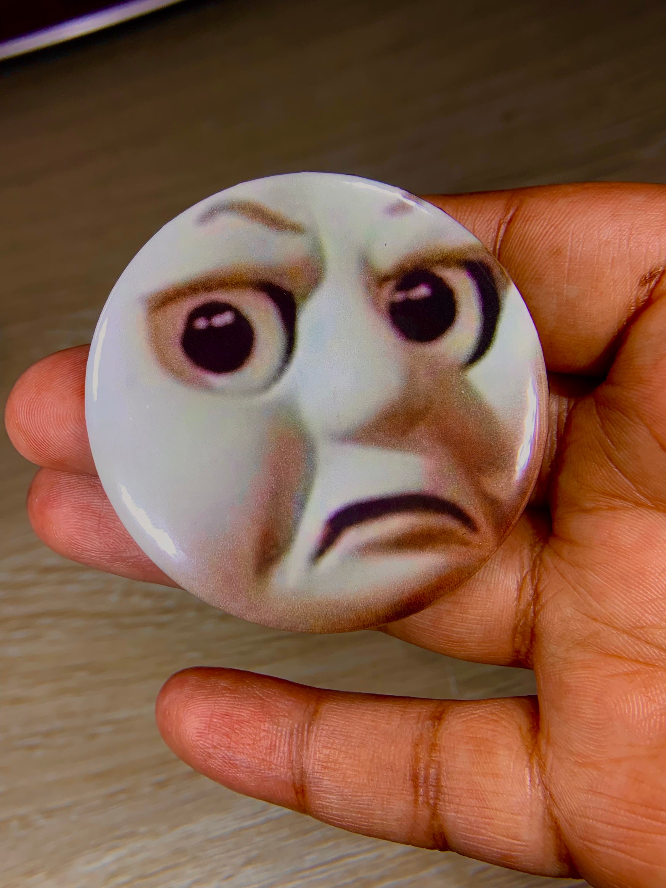 Thomas the Tank Engine Angry Face Meme Botones Retro - Etsy México