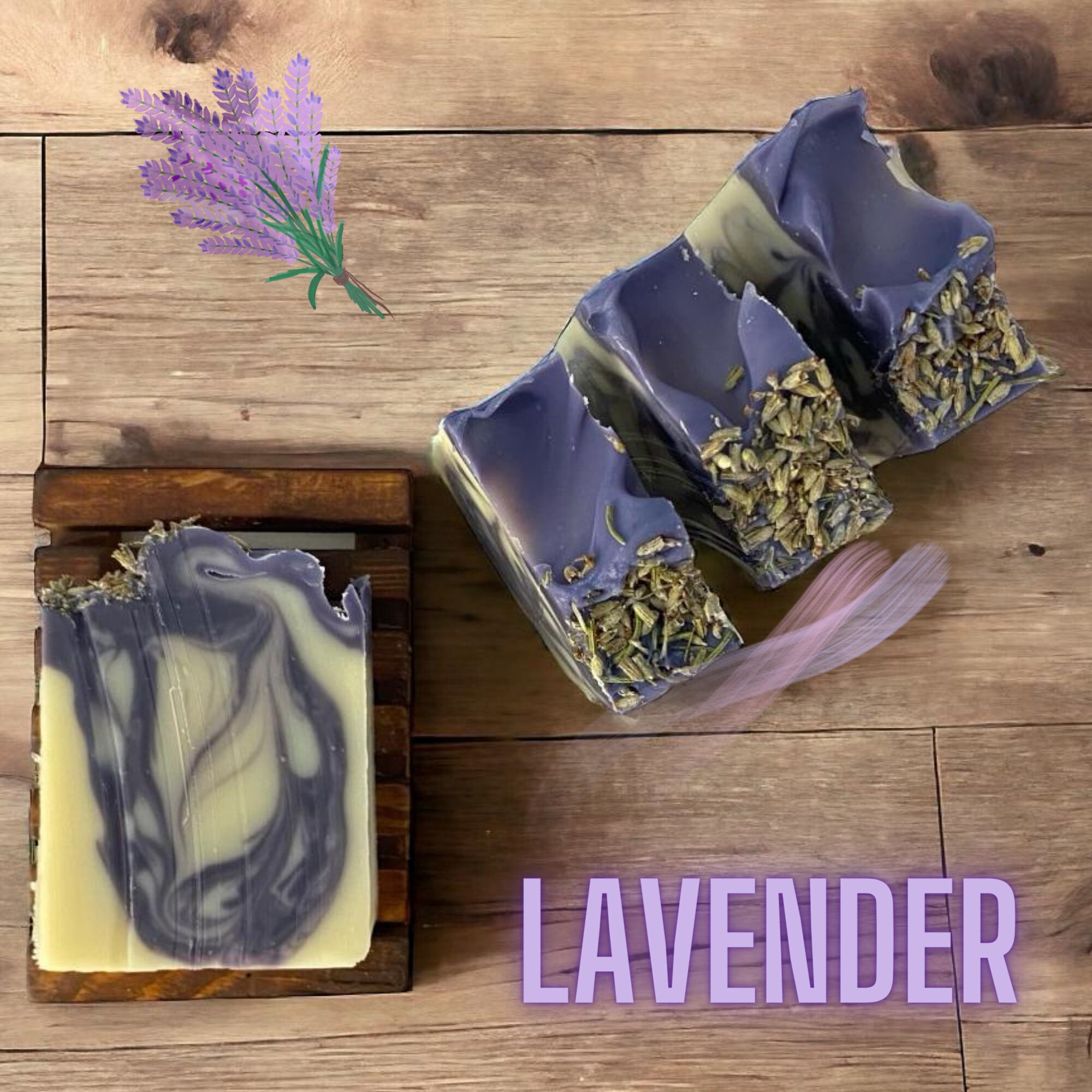 Handmade Natural Soaps Set, Bath & Care, Soaps With Wooden Gift Box ...