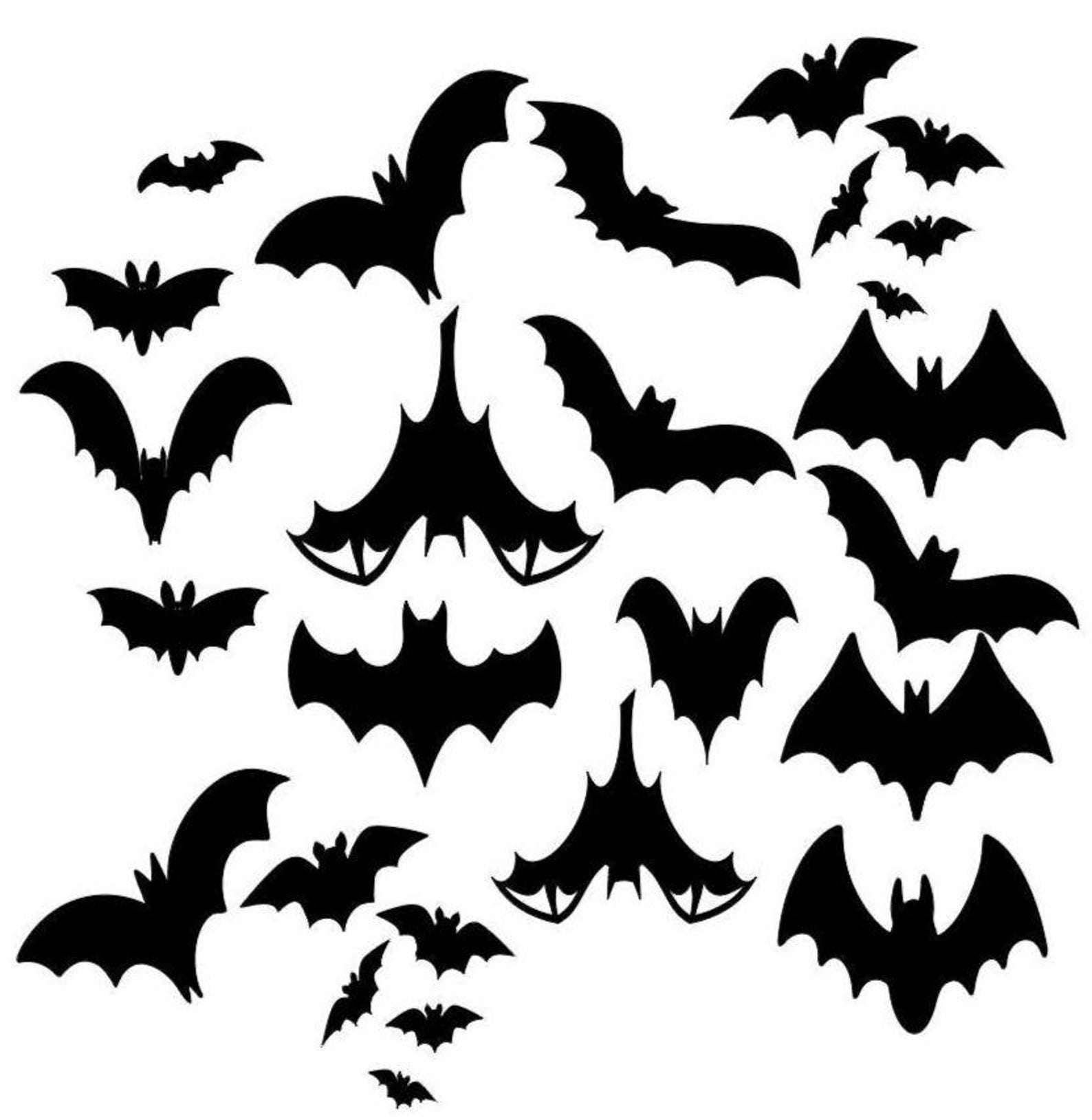 Vinyl Bat Decals | Bat Stickers | Bat Decal Set | Halloween | Vinyl Car ...
