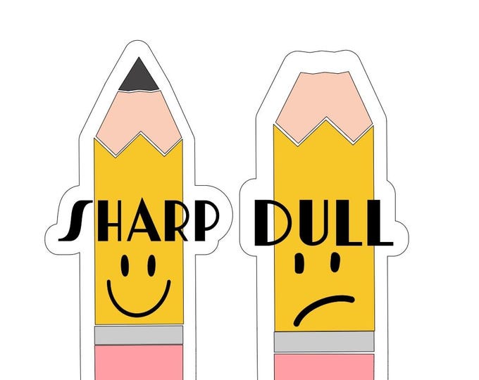 Pencil Cup Label - Etsy