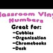 2 " Numbers for Classroom | Back to School | Vinyl Number Decals ...
