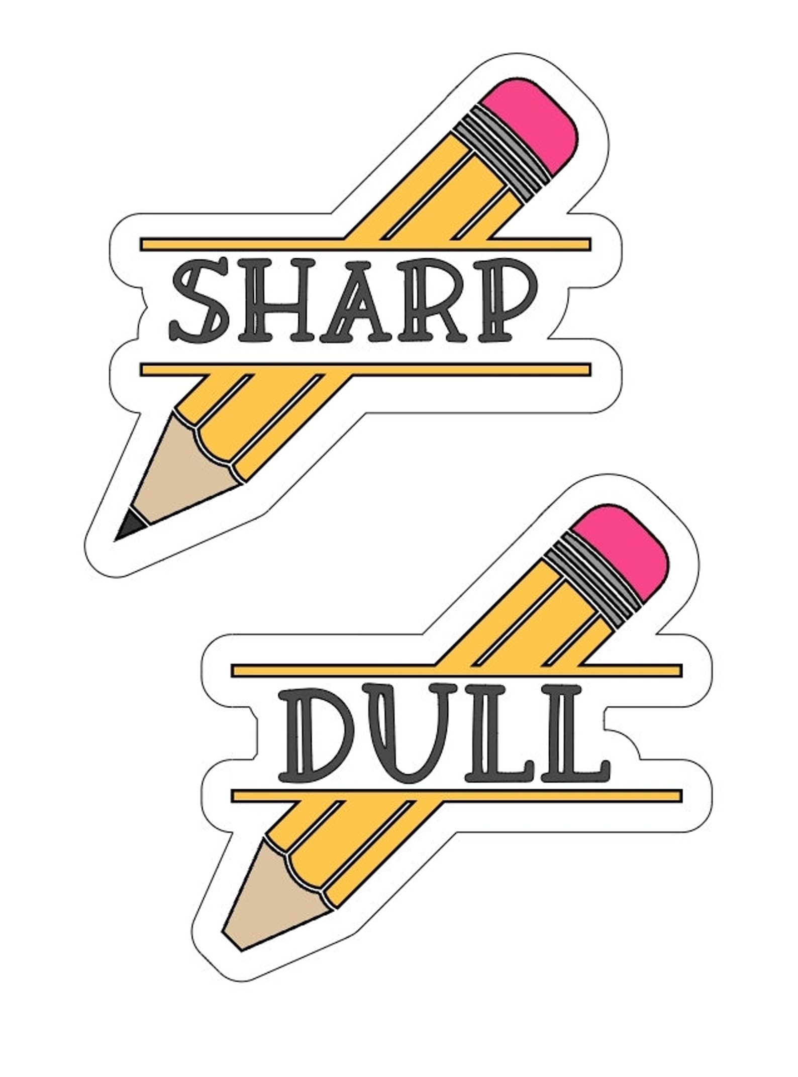Pencil Cup Label - Etsy