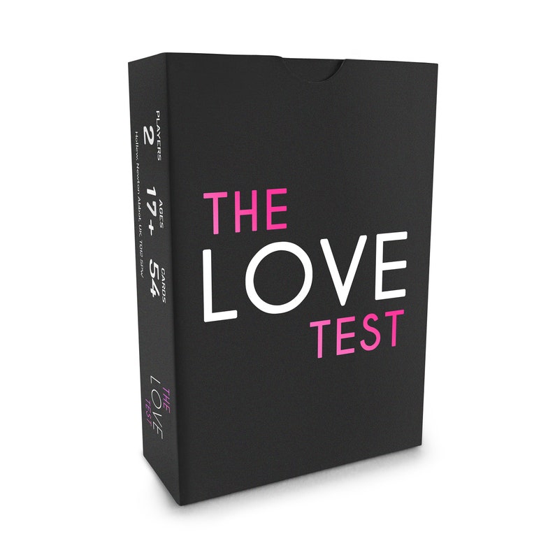 The Love Test: Couples Card Game - Relationship Building - Etsy