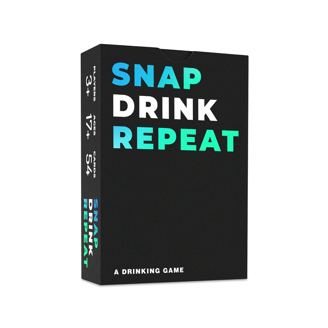 SNAP DRINK REPEAT the Ultimate Drinking Game for Adults, Fun Drinking ...