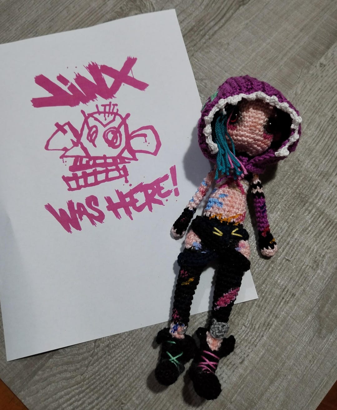Jinx Doll short Hair Style ARCANE 2 - Etsy UK
