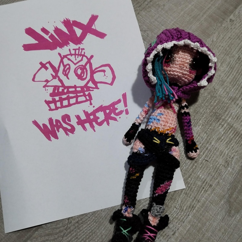 Arcane Jinx Hood - Etsy