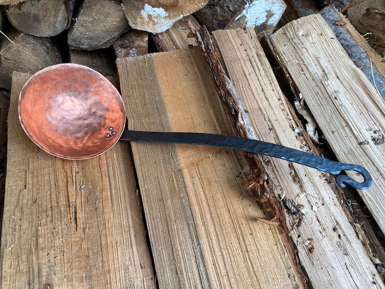Forged Copper Ladle - Etsy