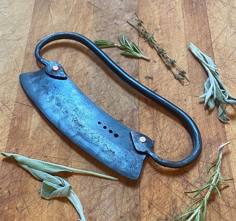 Hand Forged Herb Chopper - Etsy