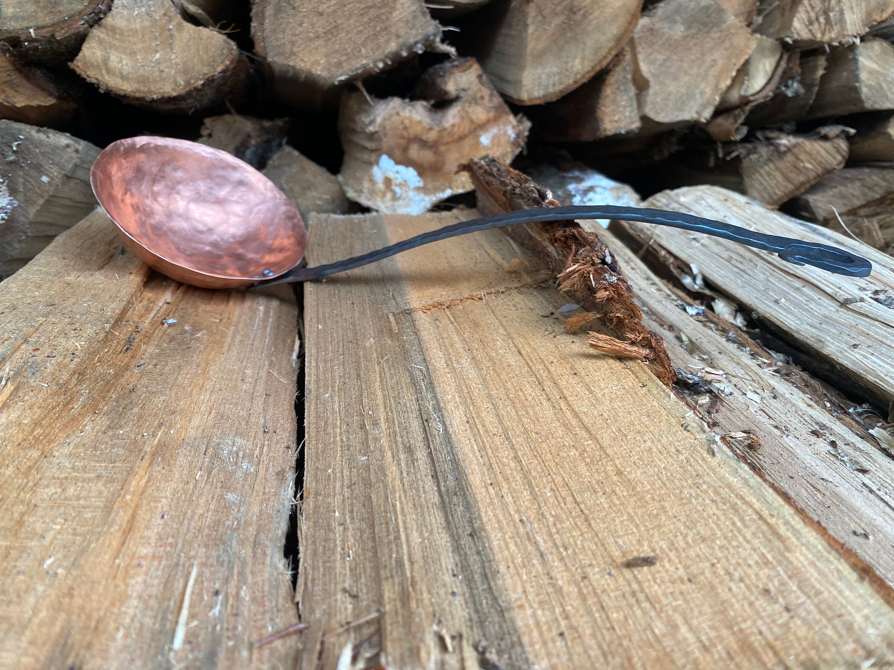 Forged Copper Ladle - Etsy