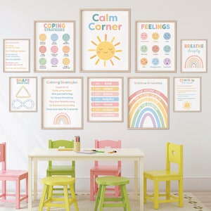 Calm Down Corner Posters SEL Emotions Poster Calm Down Corner ...