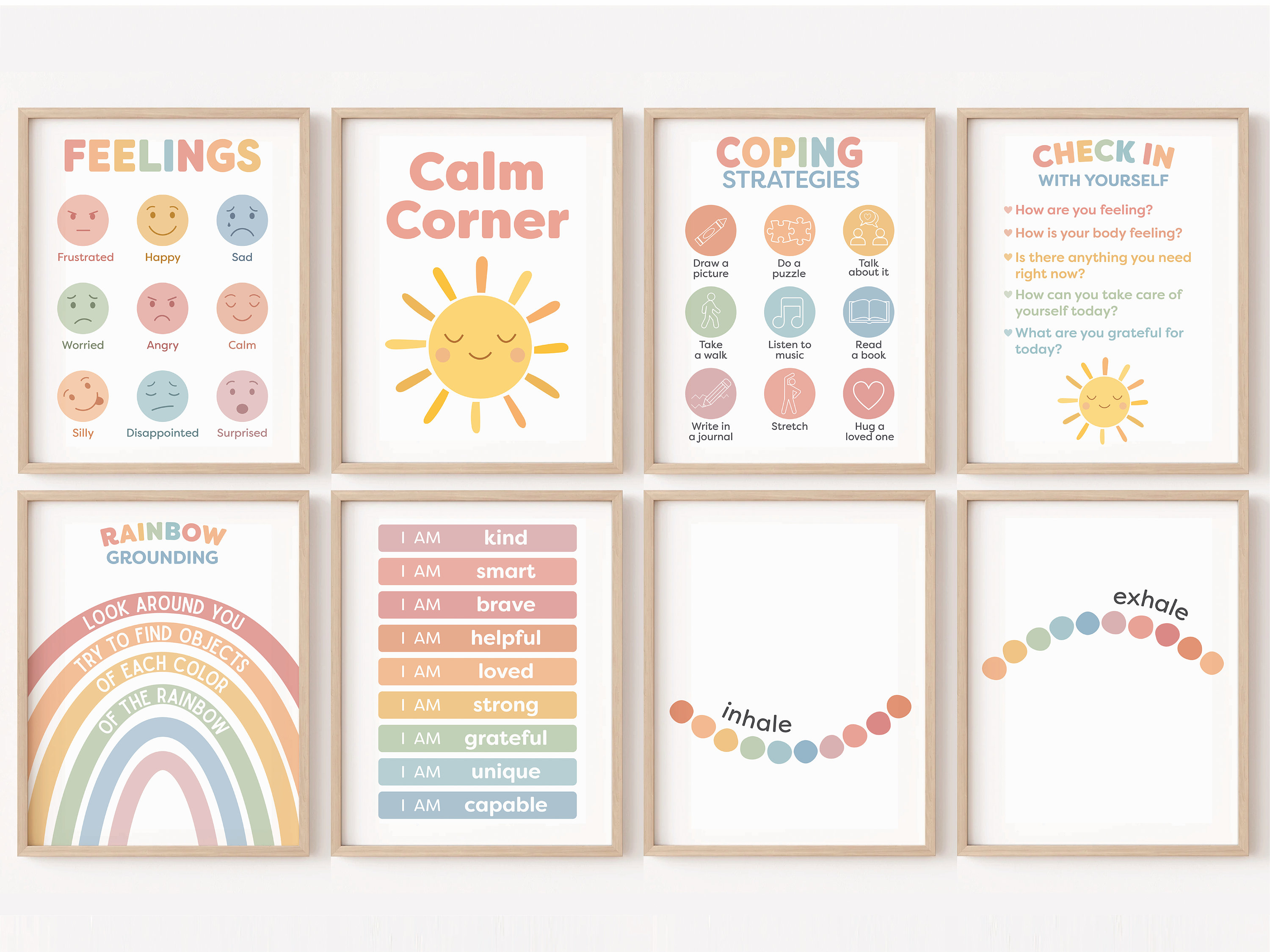 Calming Corner for Toddler Calm Down Corner Posters Calm - Etsy