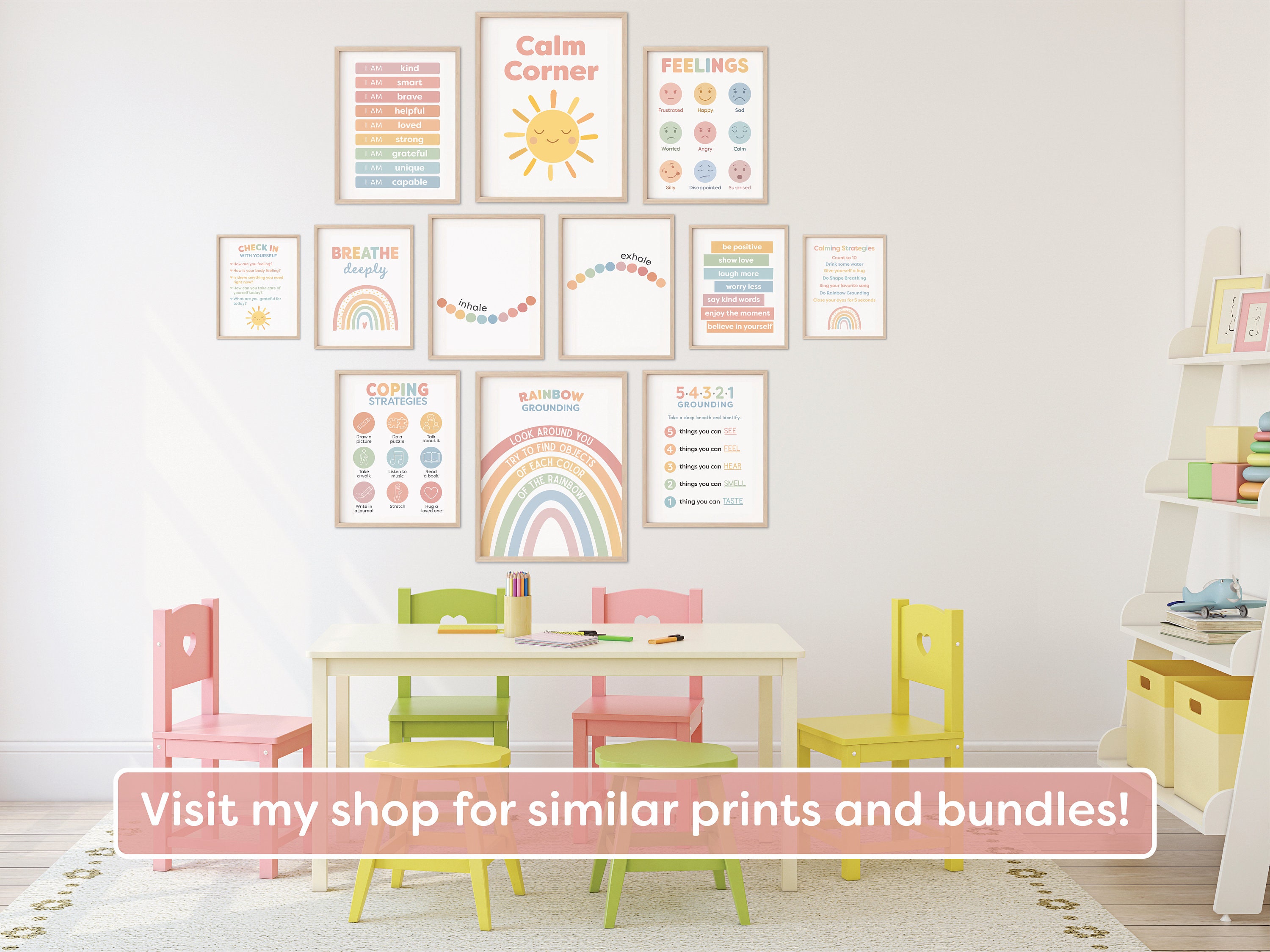 My Feelings Chart for Kids Educational Print Feelings Poster Emotions ...