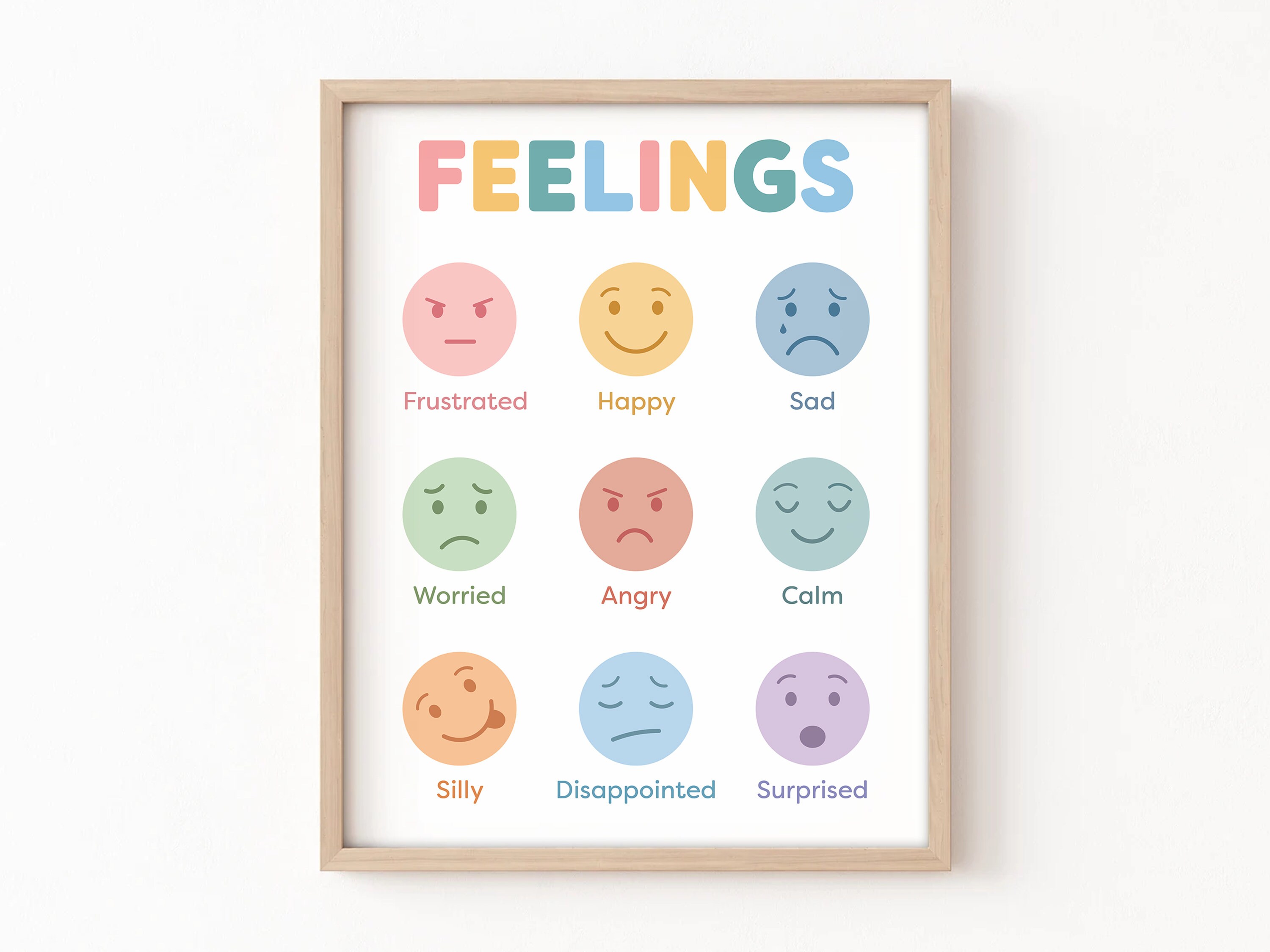 Coping Skills Poster Feelings Chart Set of 3 Calming Corner Posters ...