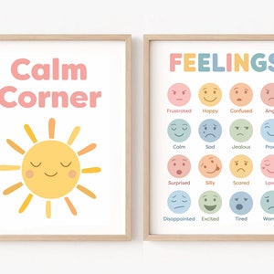 Calm Down Corner Posters SEL Emotions Poster Calm Down Corner ...