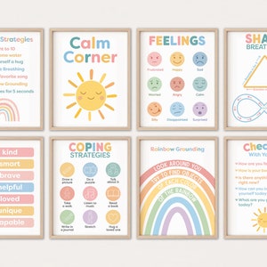Calm Down Corner Posters SEL Emotions Poster Calm Down Corner ...