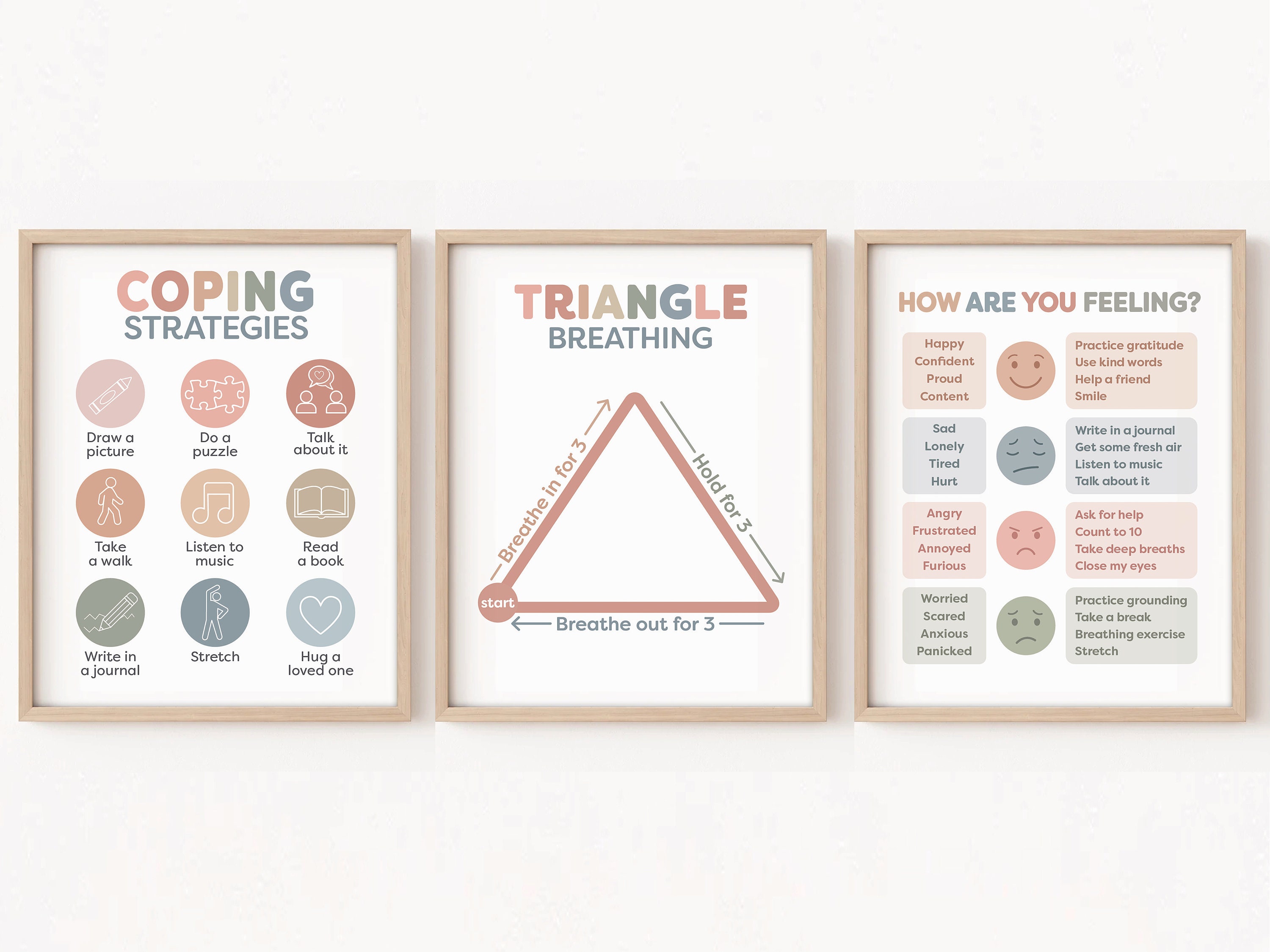 Calming Corner Posters Classroom Posters Calm Corner Feelings Wheel ...