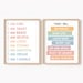 Rainbow Affirmations Wall Art Printable Positive Affirmations Poster ...