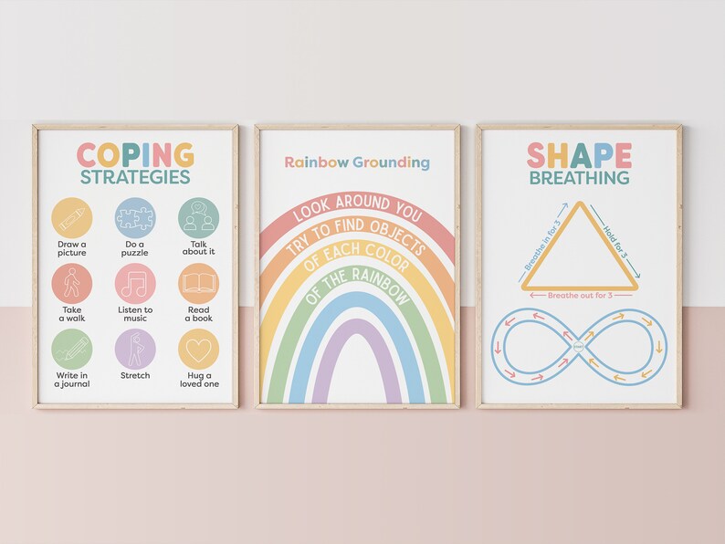 Calm Corner Posters Calm Corner Toddler Feelings Chart Coping Skills ...