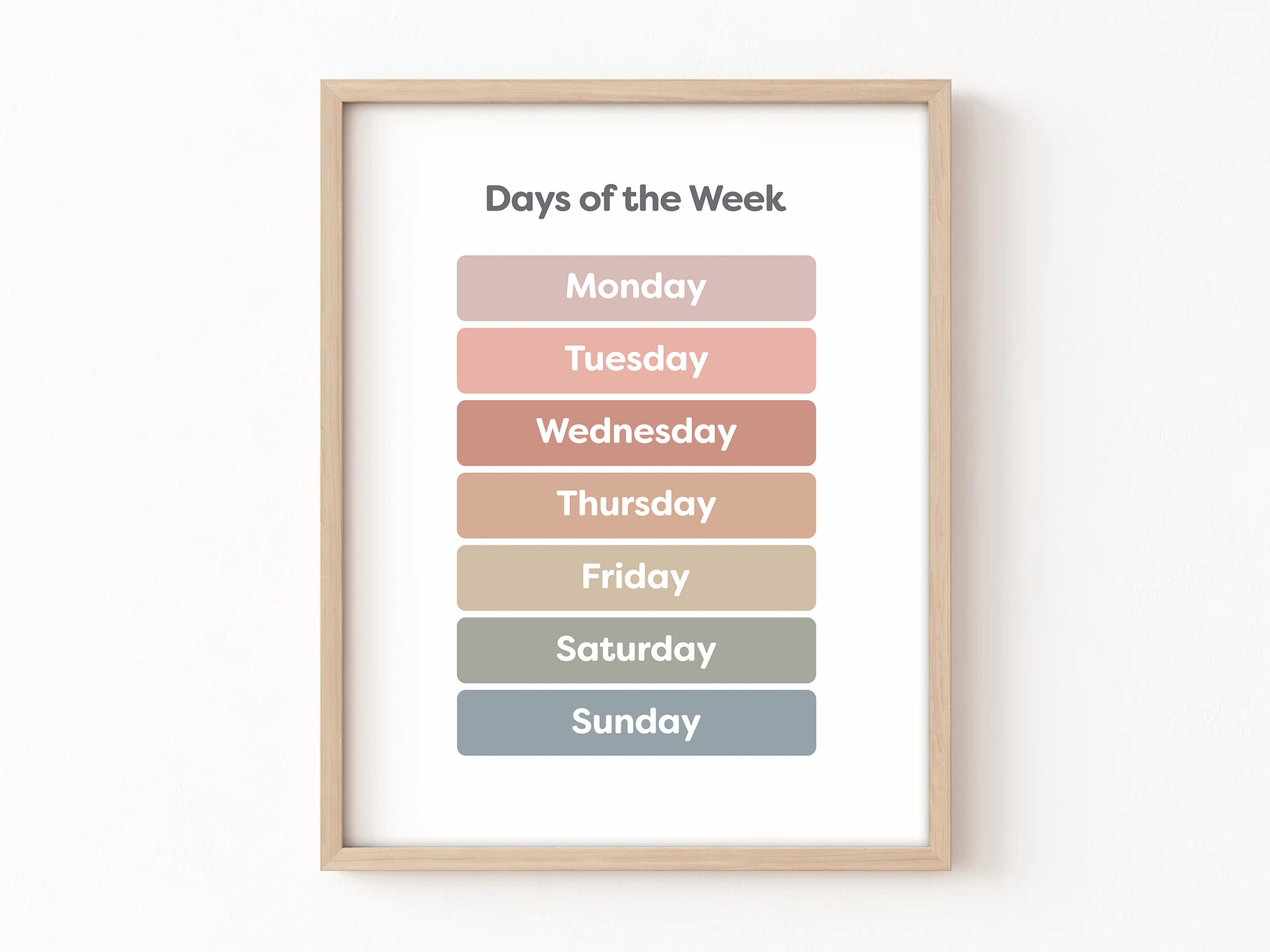 Boho Educational Posters Classroom Decor Kindergarten Art Weather ...