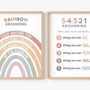 Calming Corner Posters Feelings Chart Playroom Decor Emotional ...