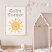 Calm Corner Sign Classroom Decor Mindfulness Printable Wall Art Calming ...