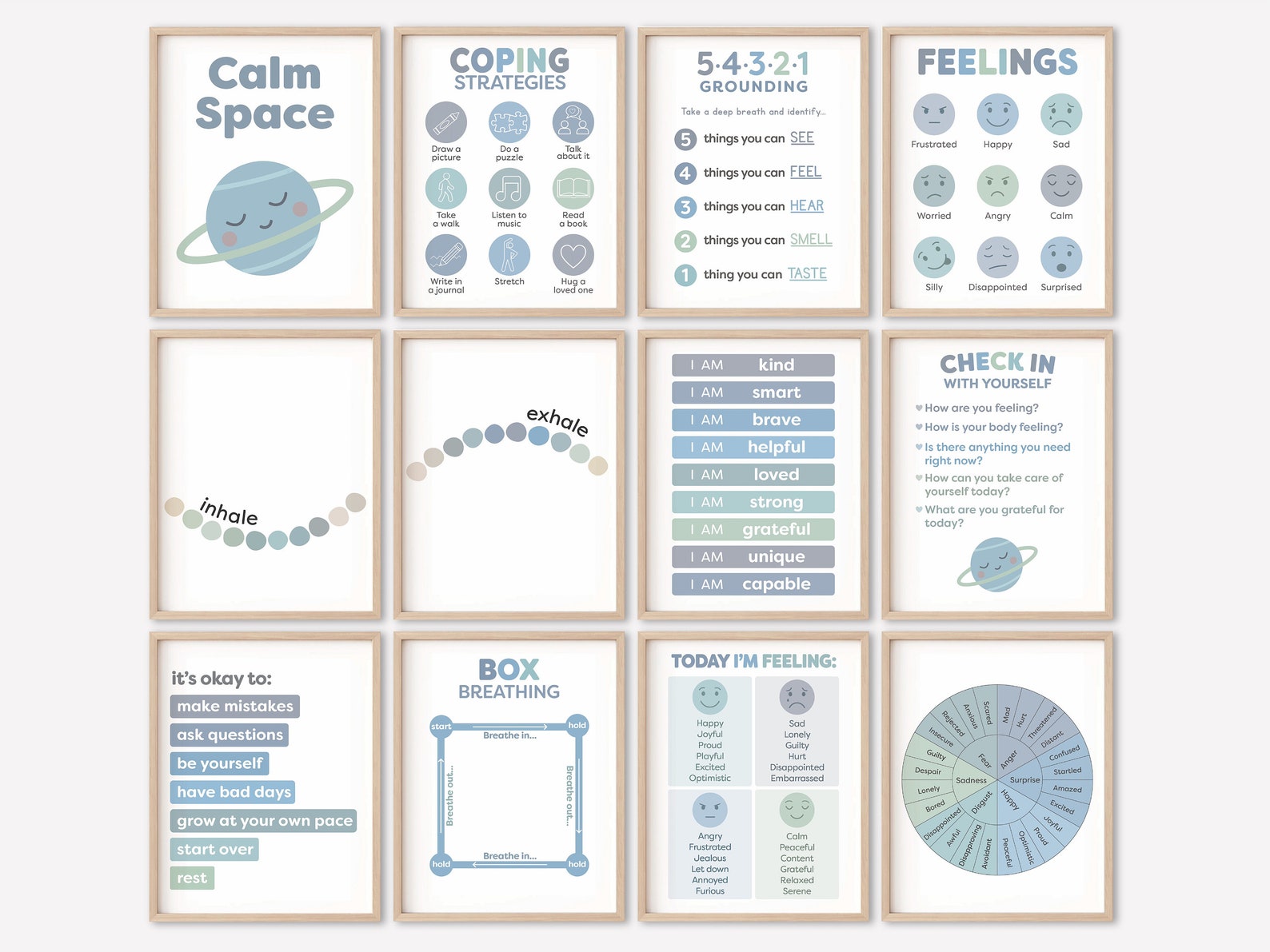 Calm Corner Posters Calm Down Corner Toddler Calming Corner Classroom ...