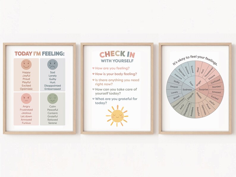 Calming Corner Posters Classroom Posters Calm Corner Feelings Wheel ...