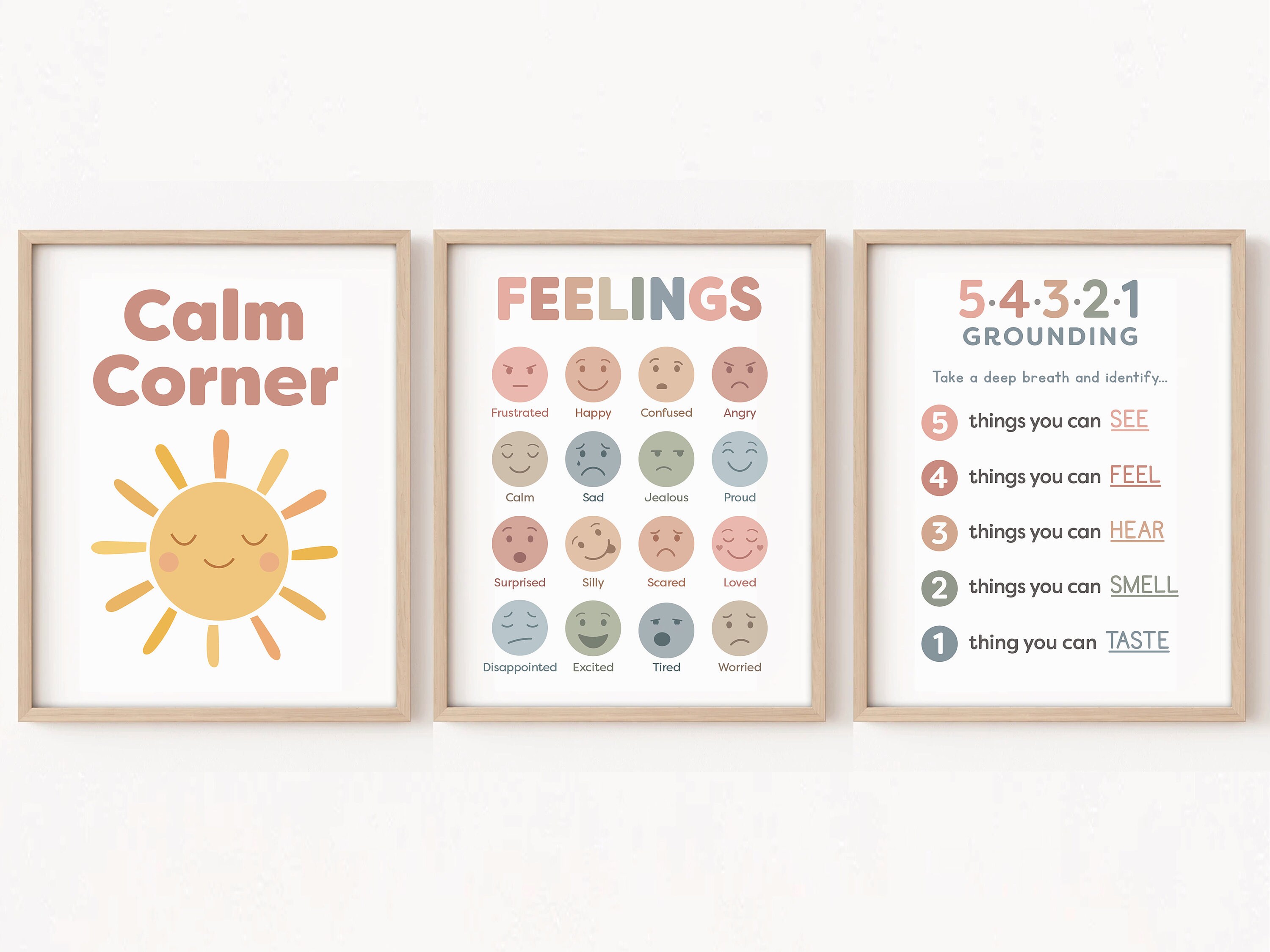 Calming Corner Posters Classroom Posters Calm Corner Feelings - Etsy ...