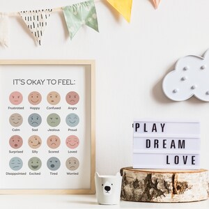 All Feelings Are Welcome Feelings Poster for Kids Feelings Are Ok Feel ...