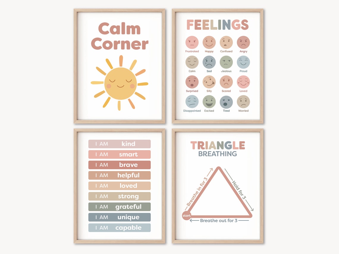 Calm Down Corner Posters Calm Down Corner Printables SEL - Etsy