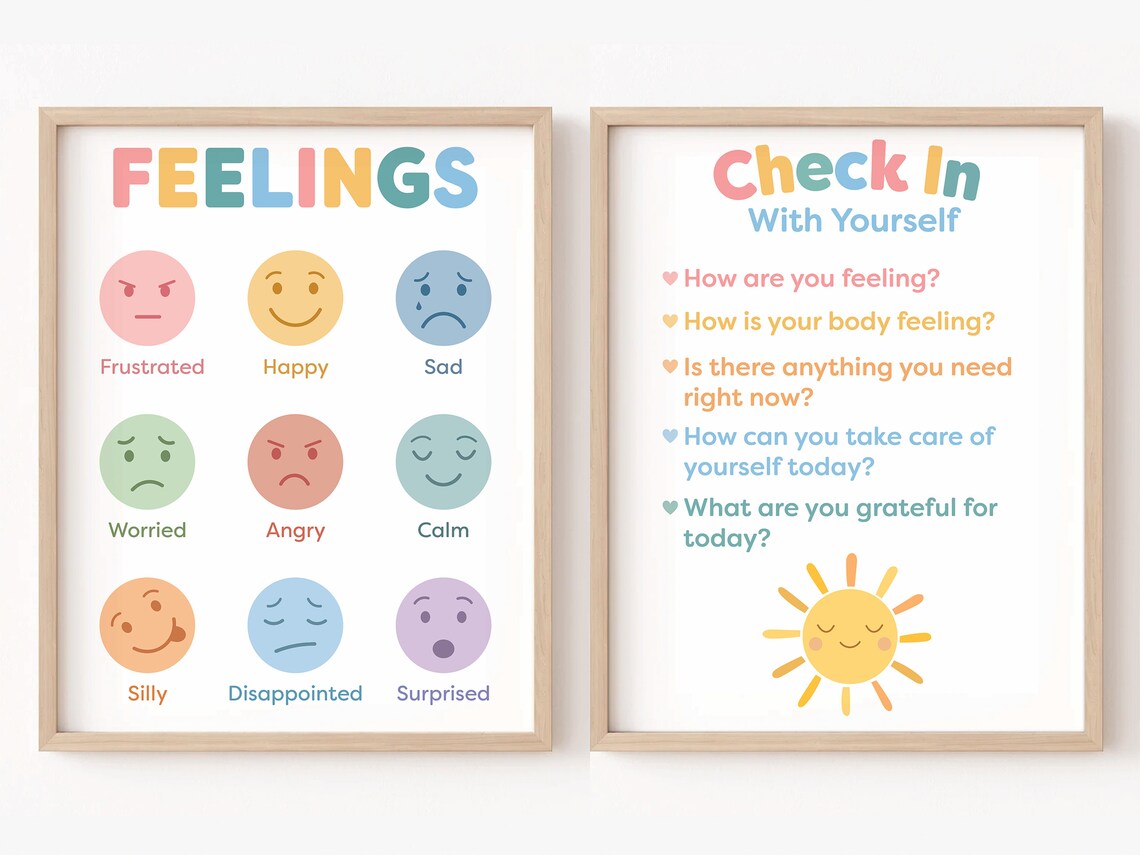 Calm Down Corner Posters SEL Emotions Poster Calm Down Corner - Etsy