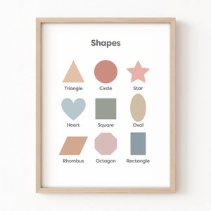 Boho Educational Posters Classroom Decor Kindergarten Art Weather ...