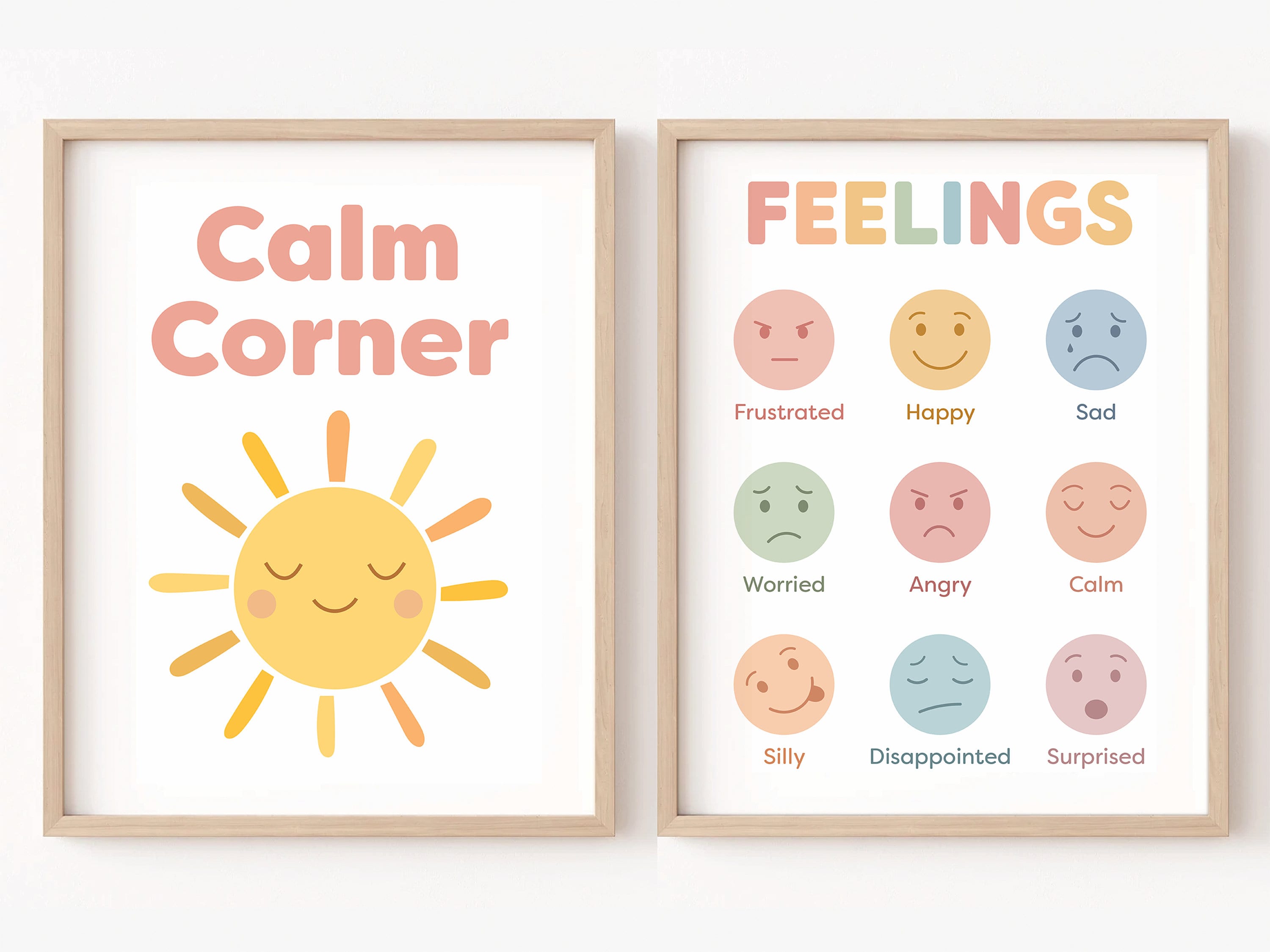 Calm Corner Toddler Calm Down Posters Calm Strategies Calming Corner ...