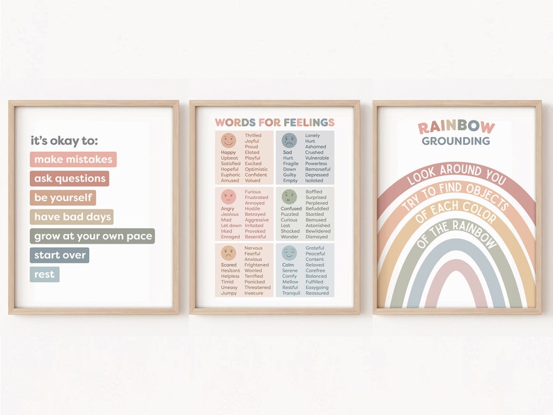 Calming Corner Posters Classroom Posters Calm Corner Feelings Wheel ...