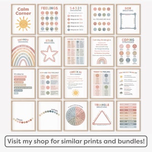 Calm Down Corner Posters Calm Down Corner Printables SEL Emotions ...