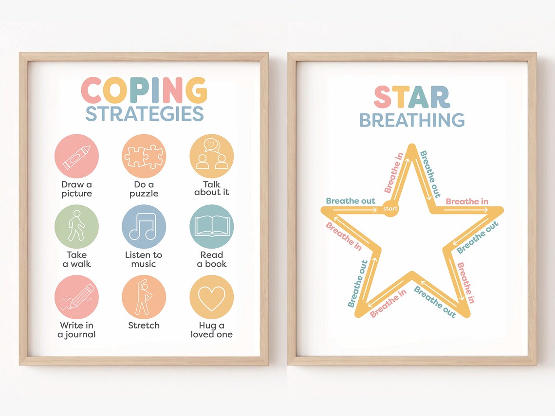 Calm Down Corner Posters SEL Emotions Poster Calm Down Corner - Etsy