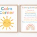 Calm Down Corner Posters SEL Emotions Poster Calm Down Corner ...