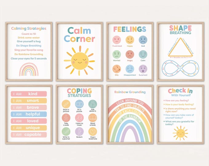 Toddler Calm Down Corner Toolkit | PRINTABLE Emotional Regulation and Coping Skills for ...