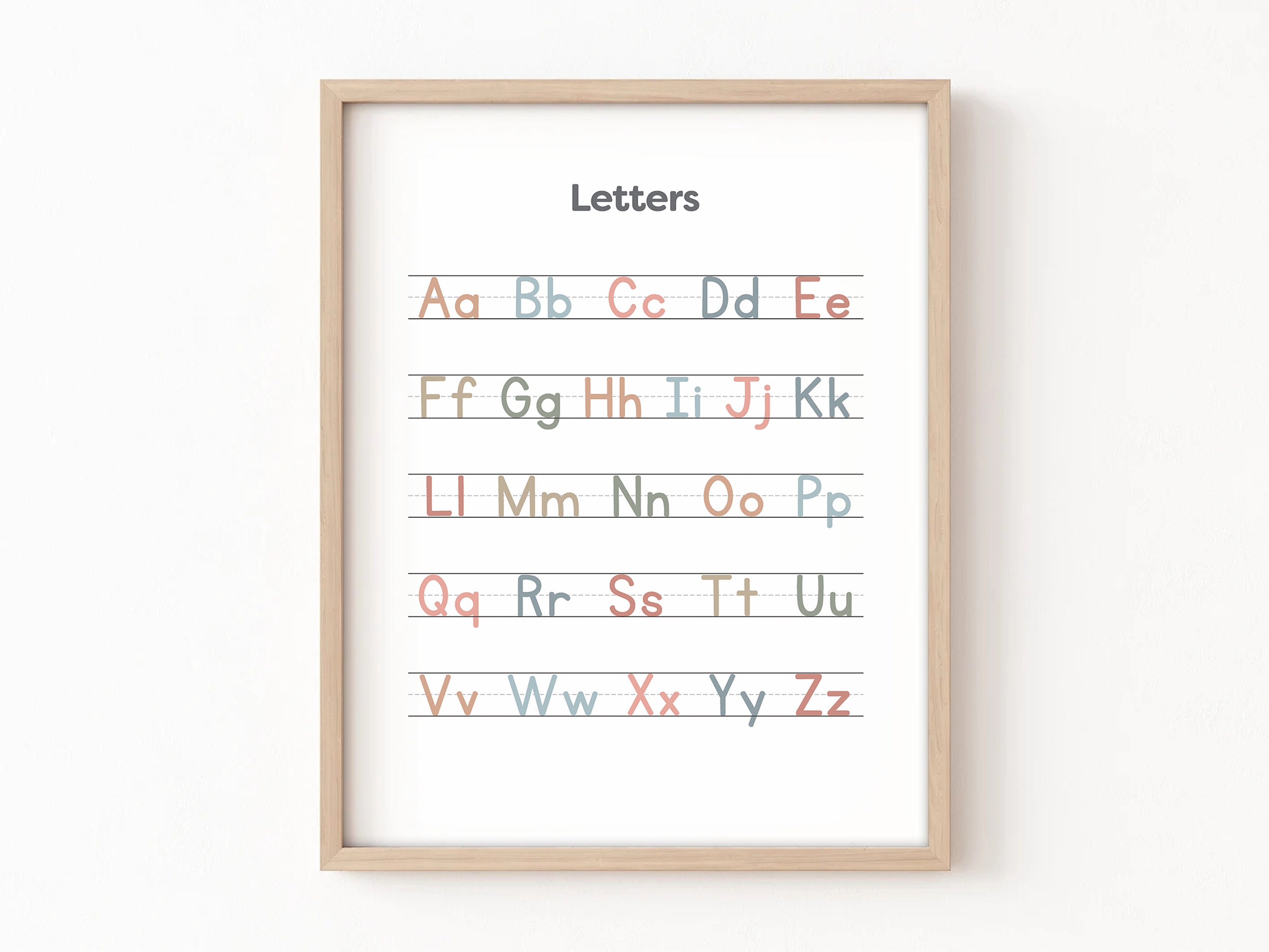 Boho Educational Posters Classroom Decor Kindergarten Art Weather ...
