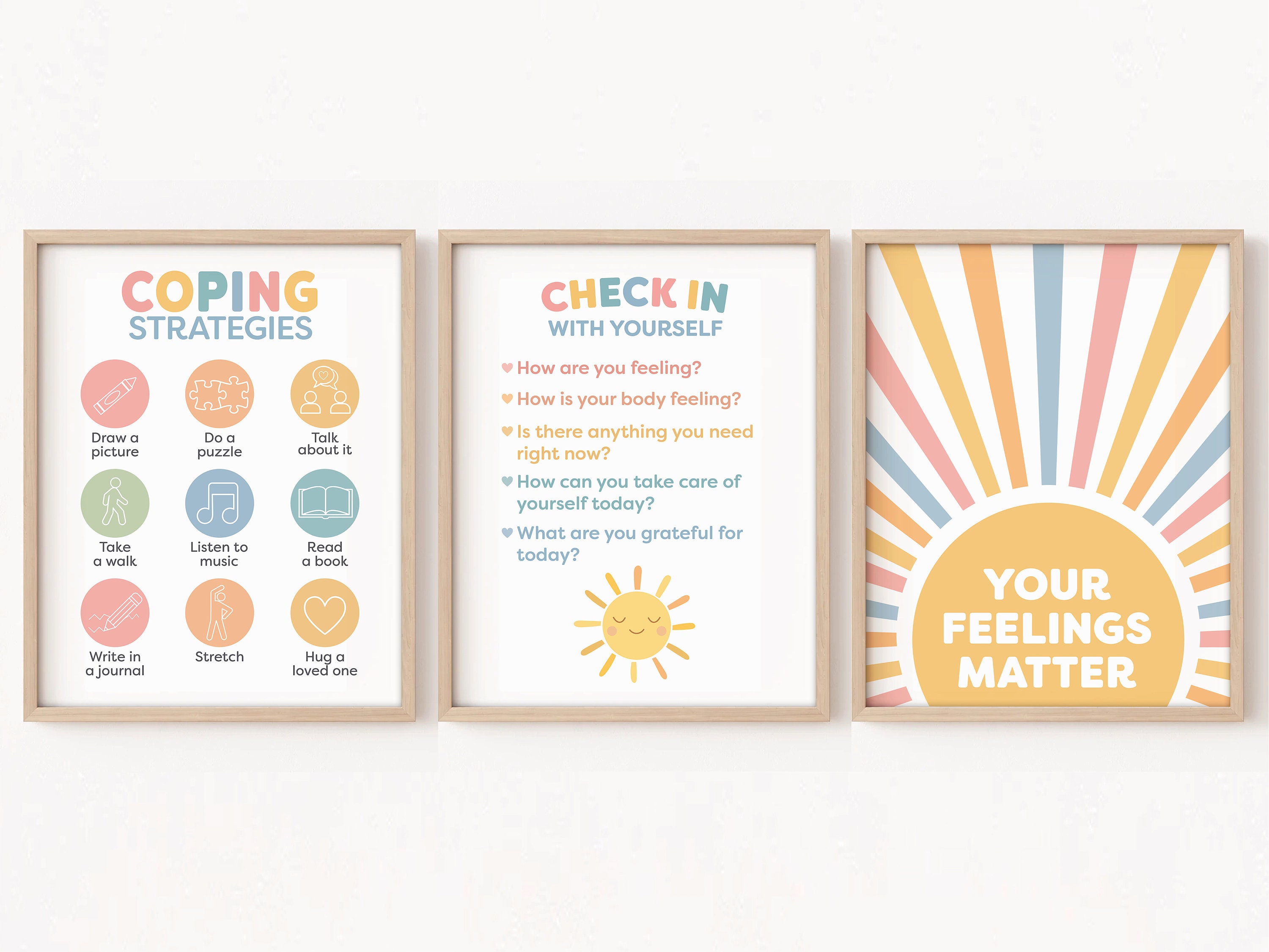 Calm Down Corner Visuals Calming Corner Classroom Posters Kids Room ...