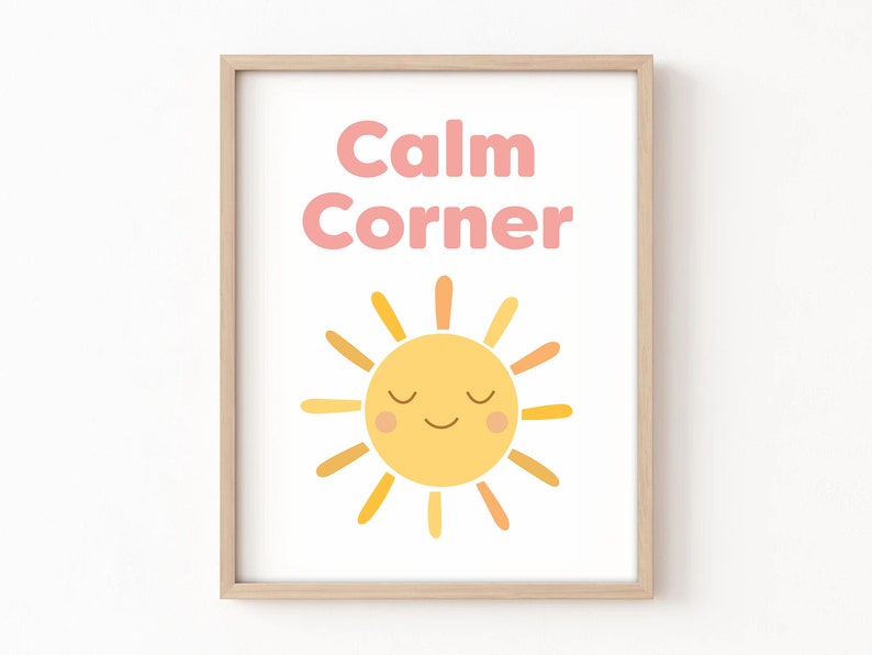 Calming Corner Posters Calm Corner Classroom Posters Feelings Chart ...