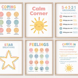 Calming Corner Posters Calm Corner Classroom Posters Feelings Chart ...