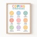 Coping Skills Poster Feelings Chart Set of 3 Calming Corner Posters ...