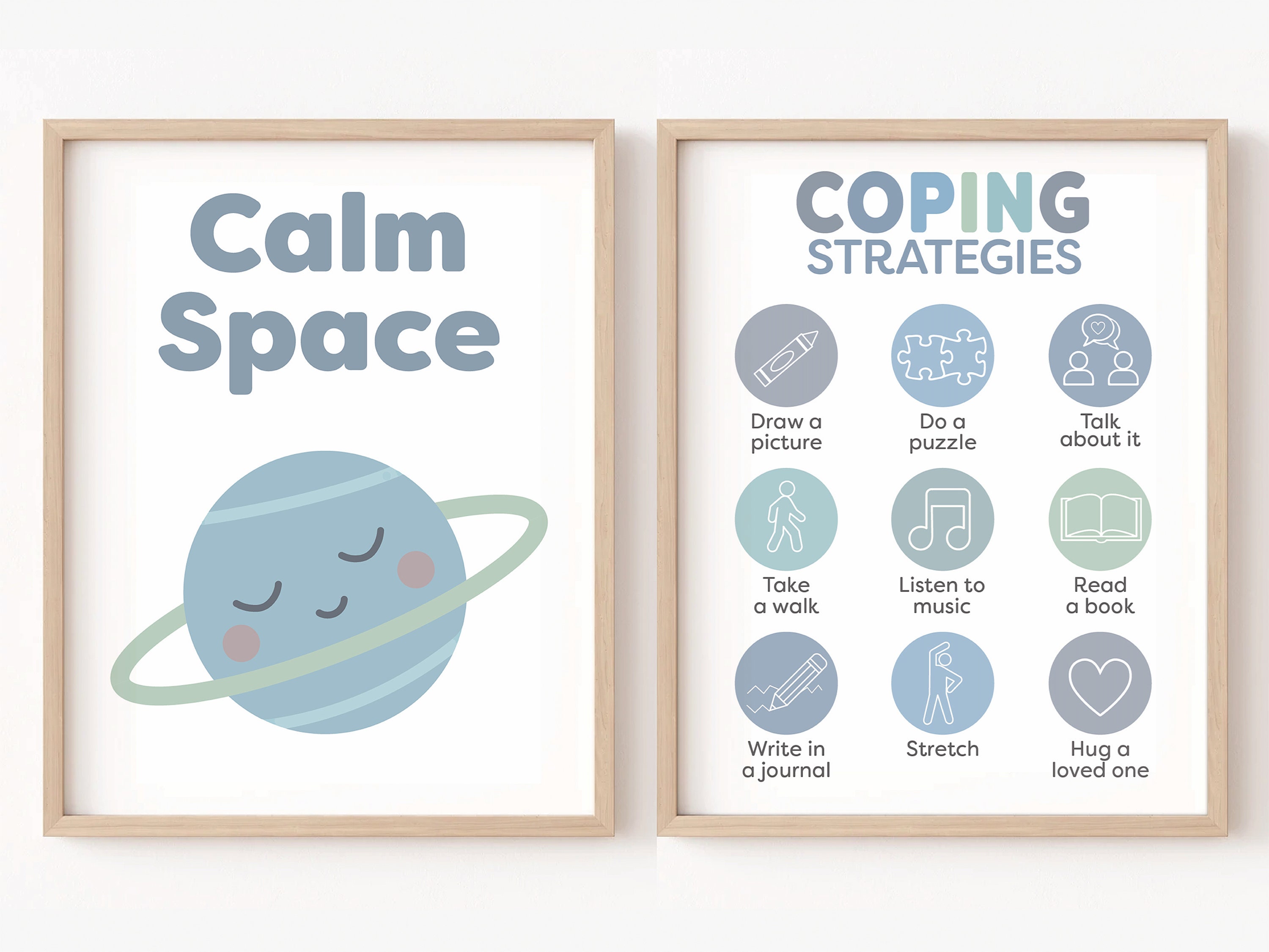 Calm Corner Posters Calm Down Corner Toddler Calming Corner Classroom ...