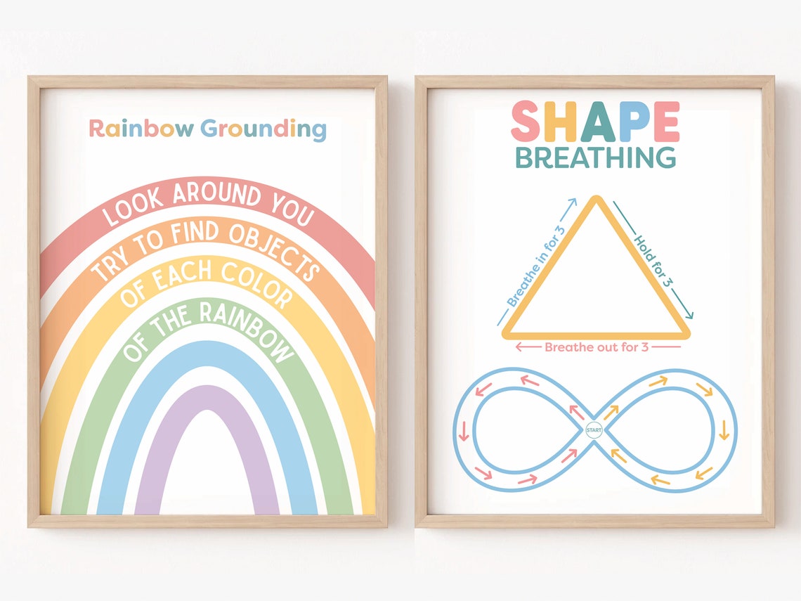 Calm Down Corner Posters SEL Emotions Poster Calm Down Corner - Etsy