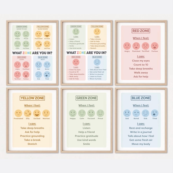 Pastel Emotion Poster - Etsy UK