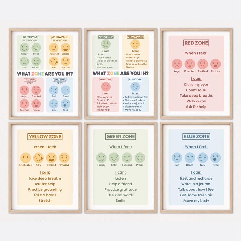 Zone Regulation Digital - Etsy