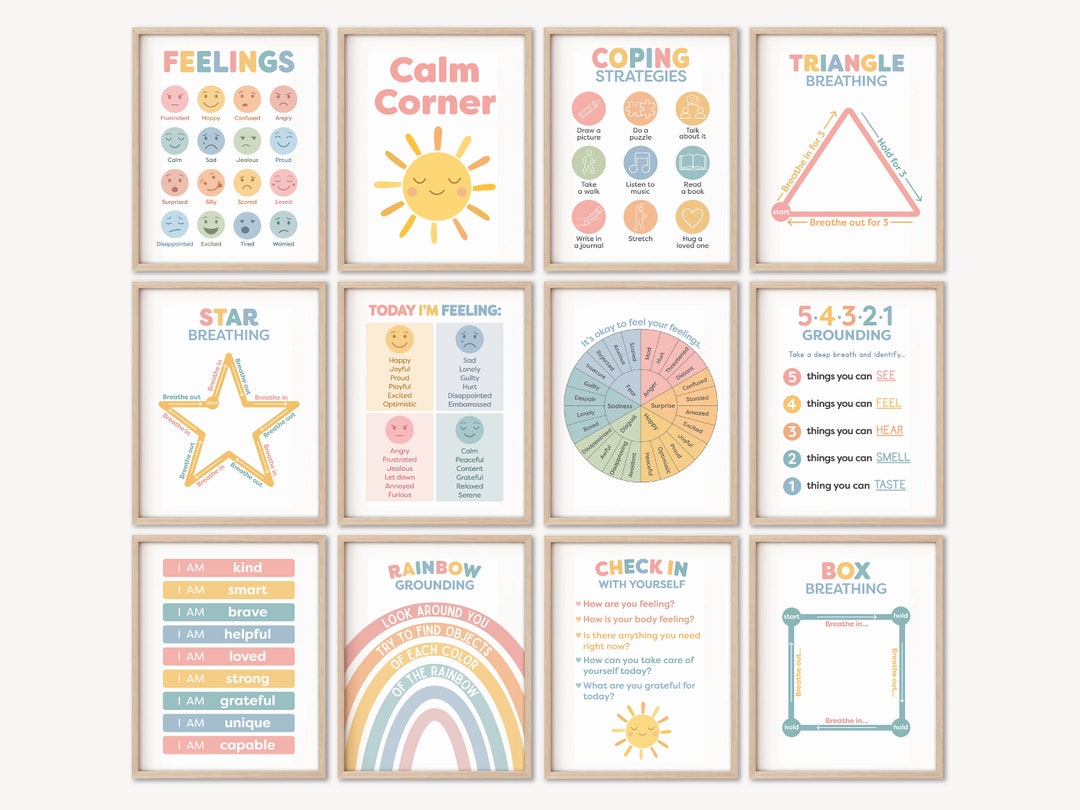 Calm Down Corner Posters SEL Emotions Poster Calm Down Corner ...