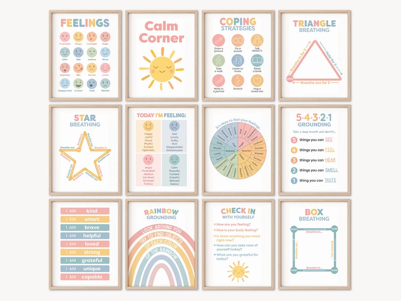 Calm Down Corner Posters SEL Emotions Poster Calm Down Corner ...